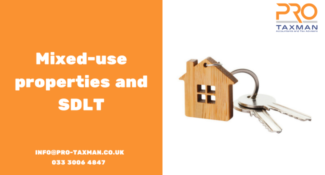 Mixed-use properties and SDLT - Pro - Taxman